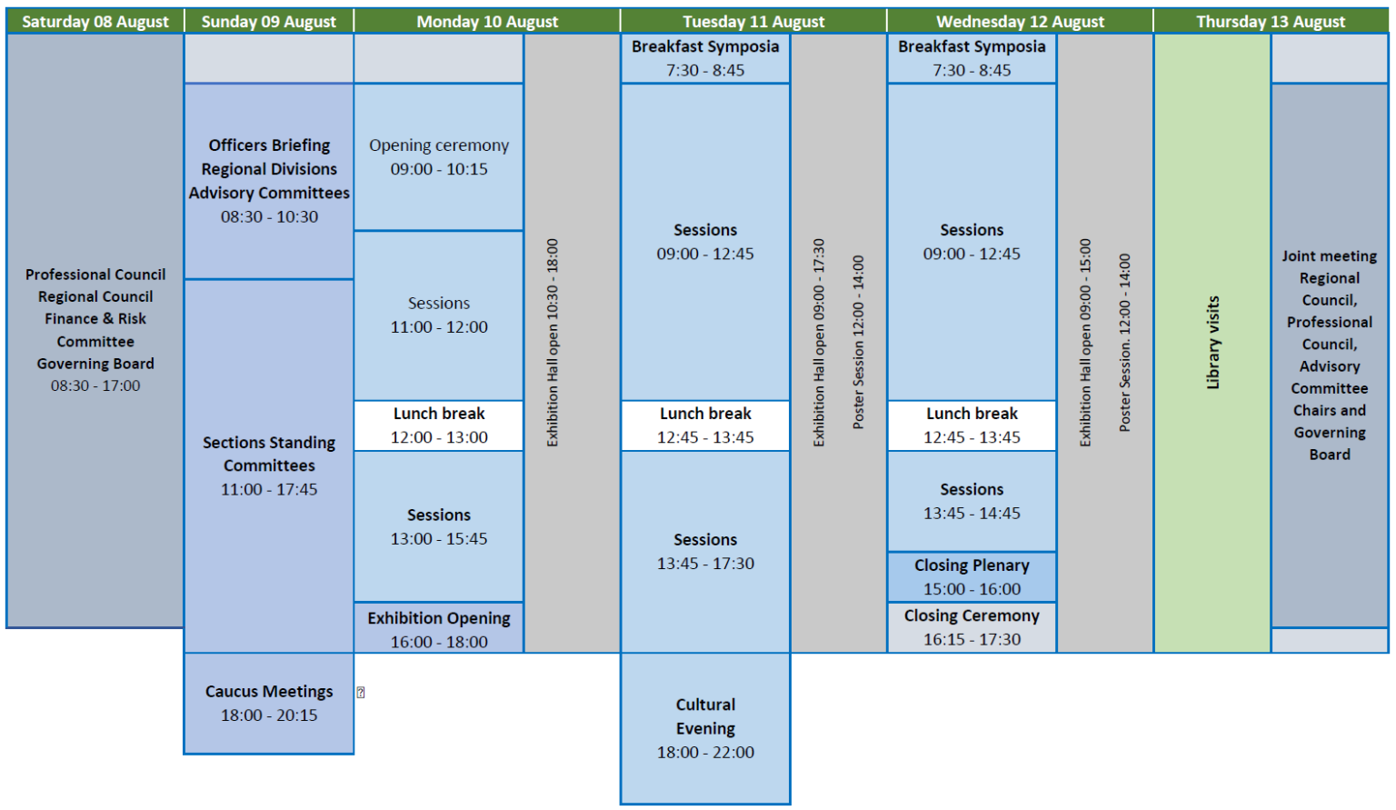 Congress Outline and Key Dates - IFLA | WLIC 2026